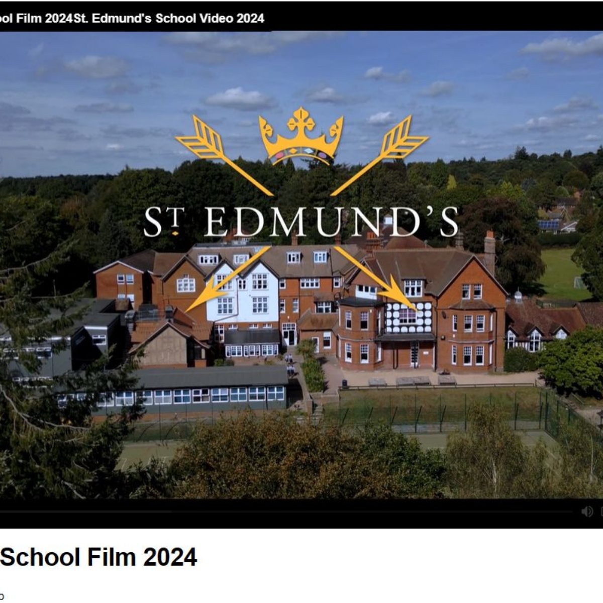 St. Edmund's School - New School Film 2024